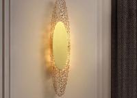 China Light luxury modern art wall lamp designer personality creative bedroom bedside living room background wall decoration lamp for sale