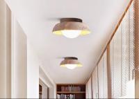 China Yellow cave stone ancient style corridor balcony ceiling lamp retro wabi-sabi style cloakroom entrance hallway small lamp for sale