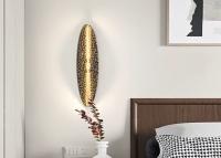 China Copper wall lamp living room background wall modern simple bedroom bedside lamp creative personality retro art decoration lamp for sale