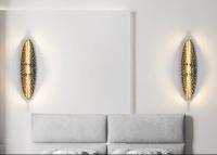 China Copper wall lamp living room background wall modern simple bedroom bedside lamp creative personality retro art decoration lamp for sale