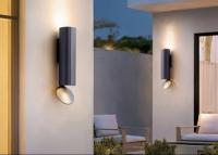 China Outdoor waterproof minimalist modern simple villa courtyard background wall lamp high-grade atmosphere personality decorative wall lamp for sale