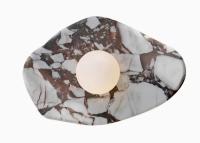 China Modern simple marble creative wall lamp Italian bedroom entrance staircase study stone wall lamp for sale