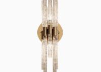China French style living room background wall crystal wall lamp corridor staircase aisle art lighting master bedroom bedside creative wall lamp for sale
