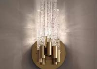 China French style living room background wall crystal wall lamp corridor staircase aisle art lighting master bedroom bedside creative wall lamp for sale