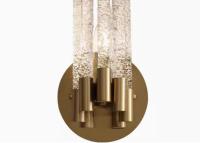 China French style living room background wall crystal wall lamp corridor staircase aisle art lighting master bedroom bedside creative wall lamp for sale
