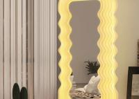 China Same style ins style wave mirror Memphis floor lamp full body fitting mirror mirror atmosphere lamp for sale
