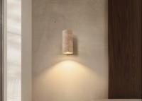 China Yellow travertine wall lamp bedroom bedside living room background wall homestay corridor entrance staircase balcony lamp for sale