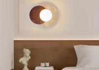 China Yellow travertine wall lamp bedroom bedside living room background wall homestay corridor entrance staircase balcony lamp for sale