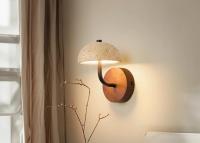 China Yellow travertine wall lamp bedroom bedside living room background wall homestay corridor entrance staircase balcony lamp for sale
