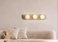 China Yellow travertine good quality  bedroom for home decorator interior stone wall lamp for sale