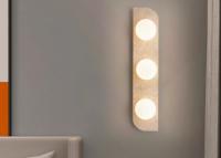 China Yellow travertine wooden pendant lamp bedroom for home decorator interior stone pendant lamp for sale
