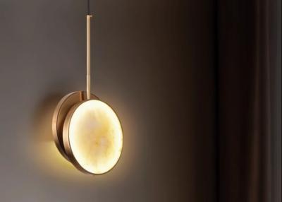 China Yellow brass  pendant lamp bedroom for home decorator interior mirror pendant lamp for sale