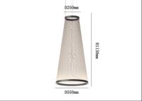 China big designer pendant lamp black and gold led villa chandelier for hotel for sale