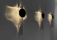 China Nordic silver wall lamp modern simple bedroom bedside minimalist light wall lamp for sale