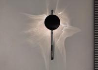 China Nordic silver wall lamp modern simple bedroom bedside minimalist light wall lamp for sale