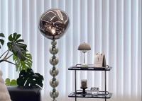 China Nordic silver table lamp modern simple bedroom bedside ball light floor lamp for sale
