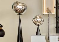 China Nordic silver table lamp modern simple bedroom bedside ball light floor lamp for sale