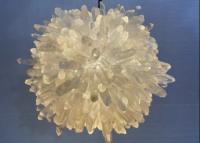 China Brazil imported pure natural crystal stone lamp chandelier bedroom living room restaurant lamp simple American crystal lamp for sale