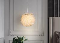 China Brazil imported pure natural crystal stone lamp chandelier bedroom living room restaurant lamp simple American crystal lamp for sale