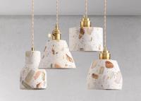 China Simple morroco lighting marble bulb pendant lamp for home decoration for sale