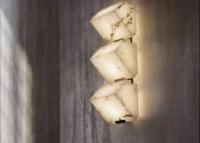 China Marble Lamp for Home Decoration Simple Morroco Lighting Marble Bulb Wall Lamp with Certification Inspection for sale