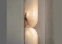 China Marble Lamp for Home Decoration Simple Morroco Lighting Marble Bulb Wall Lamp with Certification Inspection for sale