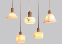 China Marble Lamp for Home Decoration Lighting Marble Bulb Wall Lamp with Certification Inspection for sale