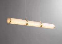 China Marble Lamp For Home Decoration Lighting Leather Chandelier For Villa And Project for sale