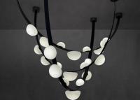 China Marble Lamp For Home Decoration Lighting Leather Chandelier For Villa And Project for sale