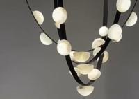 China Marble Lamp For Home Decoration Lighting Leather Chandelier For Villa And Project for sale