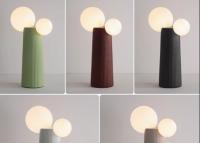 China Modern Light Design Nordic Corner Standing Glass Table Lamp For Living Room for sale