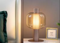 China Modern Light Design Nordic Corner Standing Glass Table Lamp For Living Room for sale