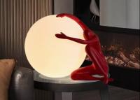 China Modern Light Design Nordic Corner Standing Glass Table Lamp For Living Room for sale