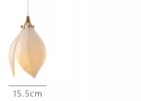 China Hotel Elegant Magnolia Flower Ceramic Wall Bowl Sconce Light for sale