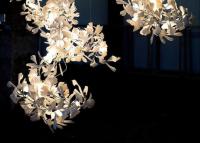 China Project Chandelier Living Room Dining Room Lamp Light Luxury Leaf Villa Chandelier for sale