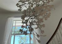 China Project Chandelier Living Room Dining Room Lamp Light Luxury Leaf Villa Chandelier for sale