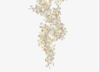 China Project Chandelier Living Room Dining Room Lamp Light Luxury Leaf Villa Chandelier for sale