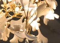 China Project Chandelier Living Room Dining Room Lamp Light Luxury Leaf Villa Chandelier for sale