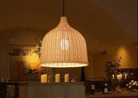 China Bamboo Chandelier For Project Rattan Chandelier Retro Art Homestay Tea Room Living Room Bar Rattan Lamp for sale