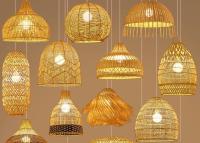 China Bamboo Chandelier For Project Rattan Chandelier Retro Art Homestay Tea Room Living Room Bar Rattan Lamp for sale