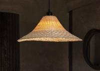 China Bamboo Chandelier For Project Rattan Chandelier Retro Art Homestay Tea Room Living Room Bar Rattan Lamp for sale