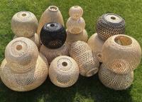 China Bamboo Chandelier For Project Rattan Chandelier Retro Art Homestay Tea Room Living Room Bar Rattan Lamp for sale