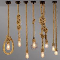 China Bamboo Chandelier For Project Rattan Chandelier Retro Art Homestay Tea Room Living Room Bar Rattan Lamp for sale