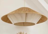 China Bamboo Chandelier For Project Rattan Chandelier Retro Art Homestay Tea Room Living Room Bar Rattan Lamp for sale