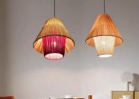 China Bamboo Chandelier For Project Rattan Chandelier Retro Art Homestay Tea Room Living Room Bar Rattan Lamp for sale
