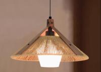 China Bamboo Chandelier For Project Rattan Chandelier Retro Art Homestay Tea Room Living Room Bar Rattan Lamp for sale