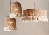 China Bamboo Chandelier For Project Rattan Chandelier Retro Art Homestay Tea Room Living Room Bar Rattan Lamp for sale