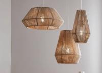 China Bamboo Chandelier For Project Rattan Chandelier Retro Art Homestay Tea Room Living Room Bar Rattan Lamp for sale