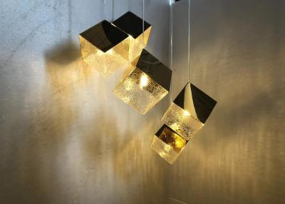 China Nordic Light Luxury Chandelier Creative gold hang lamp decorative glass pendant lamp for sale