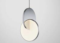 China Modern led metal drop pendant lighting fixtures indoor mirror ceiling chandelier living room decor pendant lamp for sale